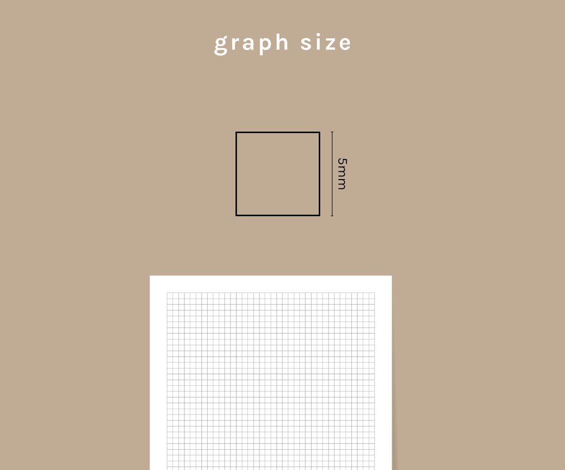 Printable Graph Paper, Graph Sheet, Digital Paper, Journal Template ...