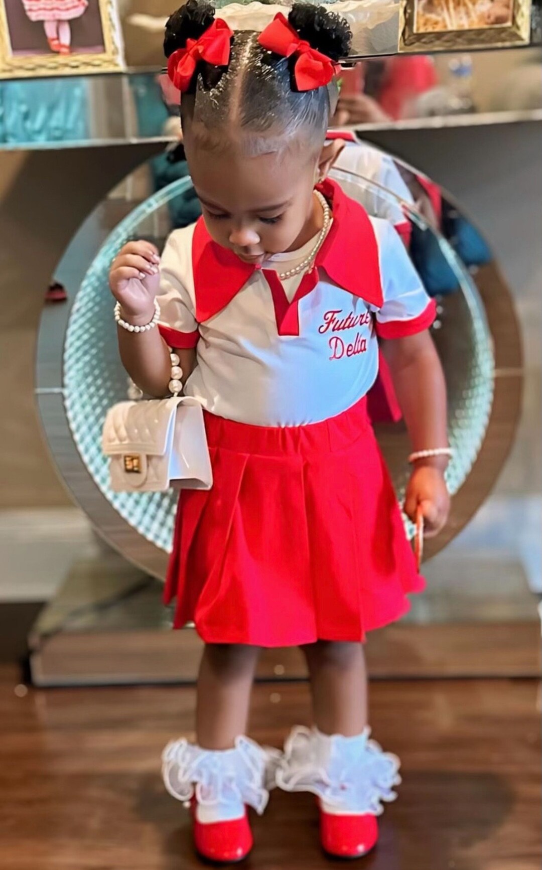 Future Delta Shirt & Pleated Skirt Set - Etsy