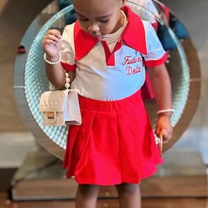 Future Delta Shirt & Pleated Skirt Set - Etsy