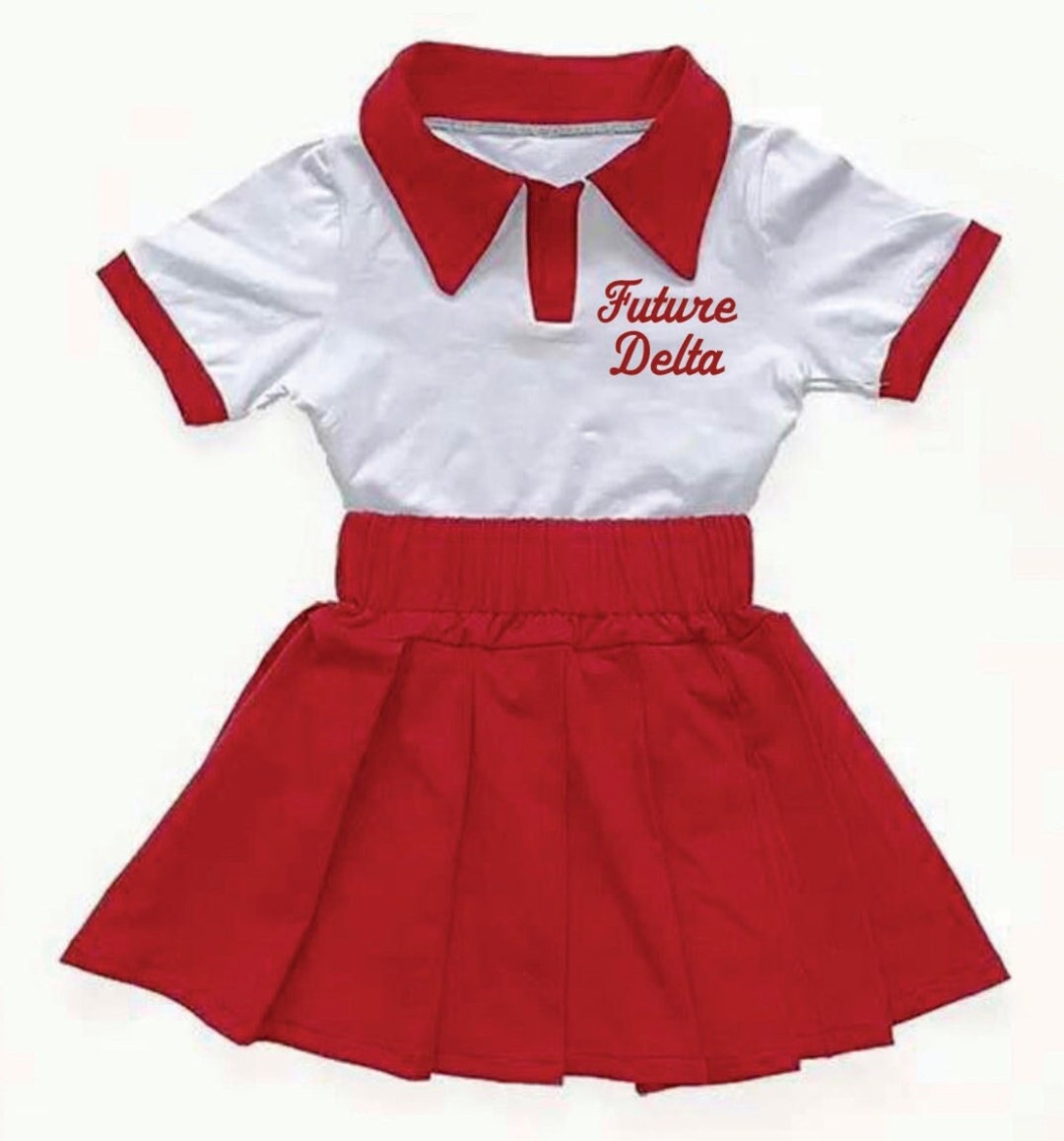 Future Delta Shirt & Pleated Skirt Set - Etsy