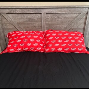 Delta Sigma Theta Decorative Pillow Sham Satin/silk - Etsy