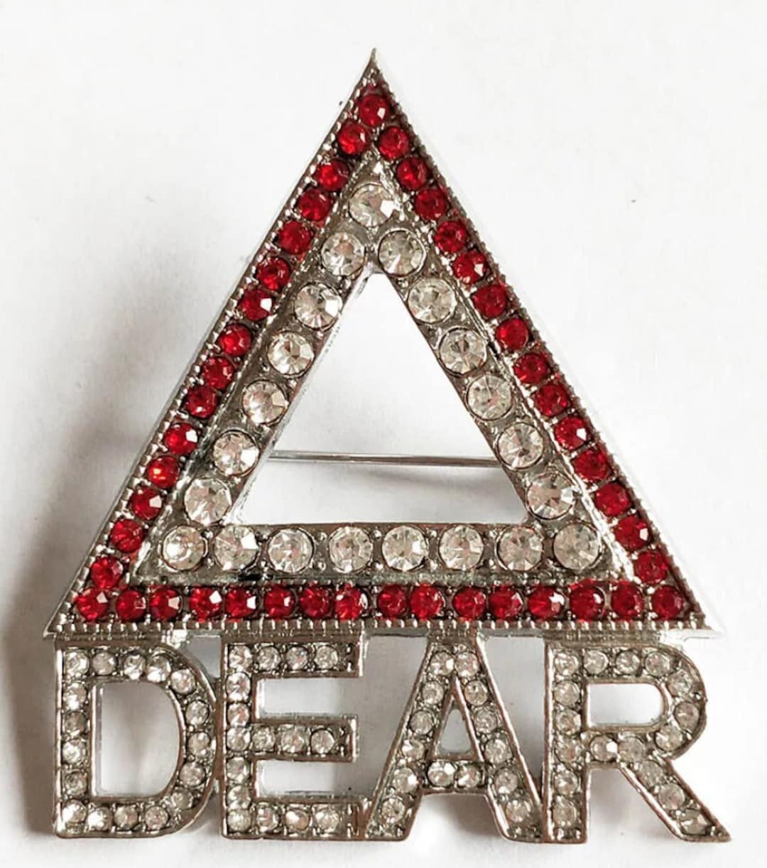 Delta Dear Rhinestone Brooch Lapel Pin, Delta Sigma Theta Pin - Etsy