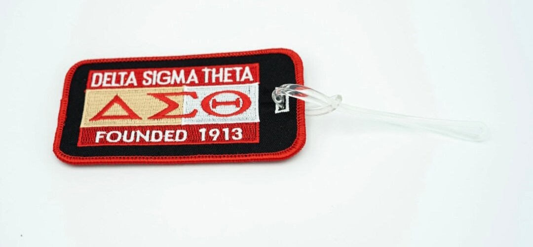 Delta Sigma Theta Luggage Tag - Etsy