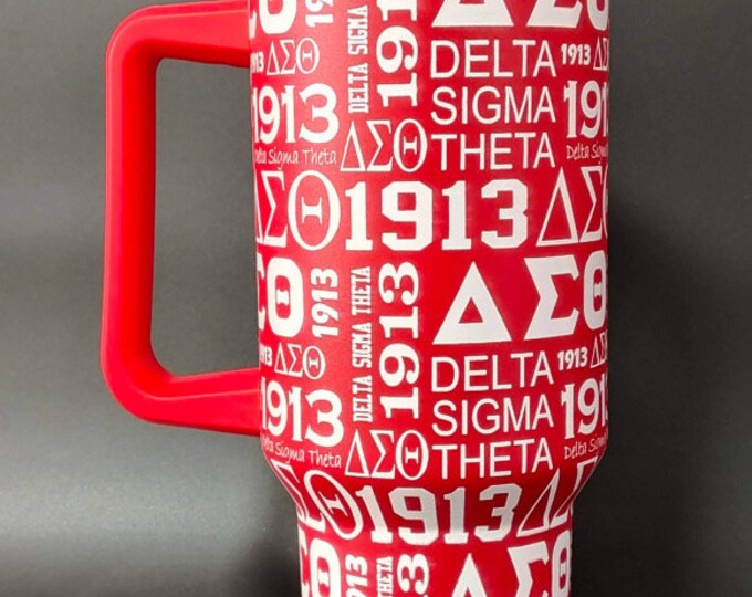 Delta Sigma Theta Bling Tumbler W/ Elephant on the Back. - Etsy