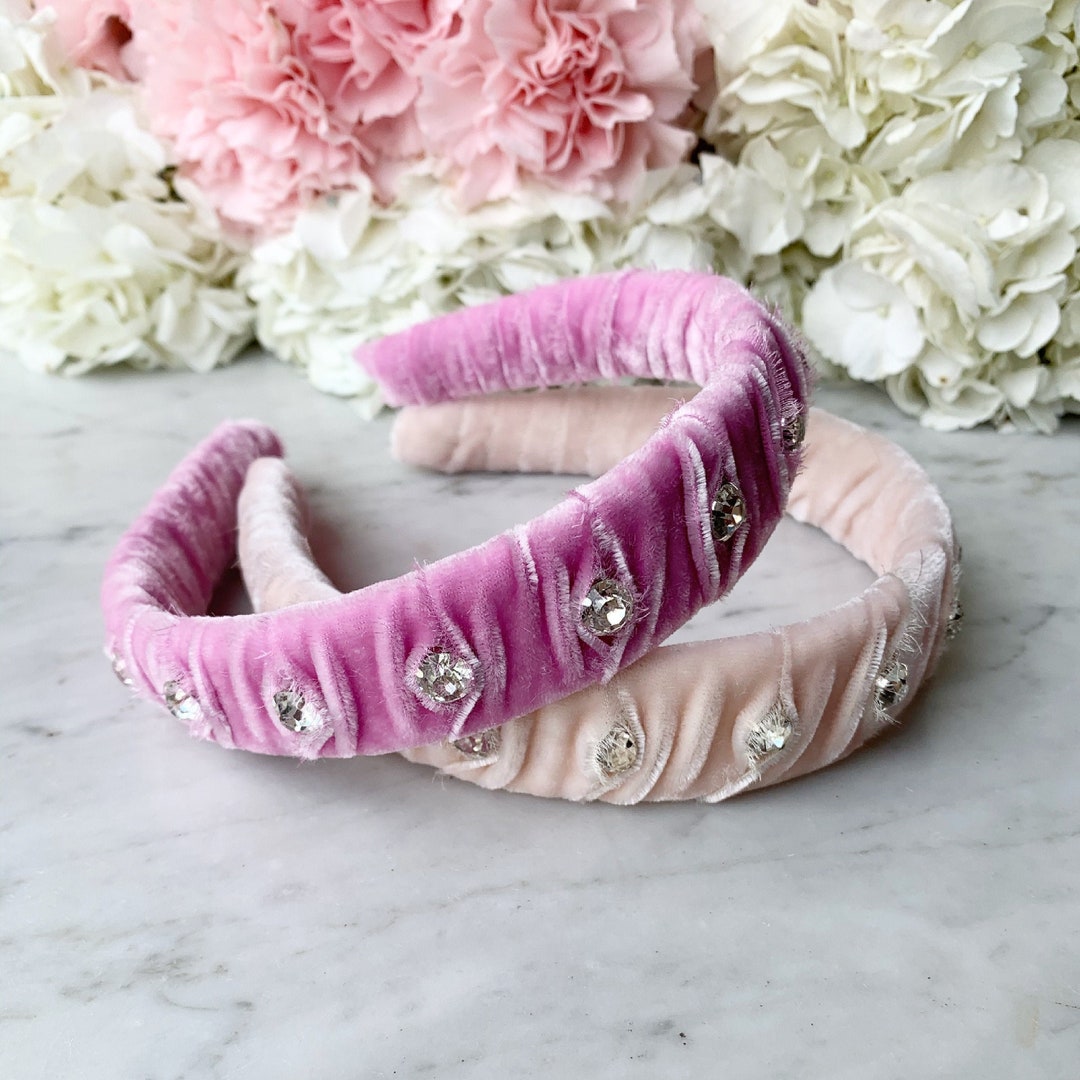 Embellished Headband, Padded Jeweled Headband - Etsy Denmark