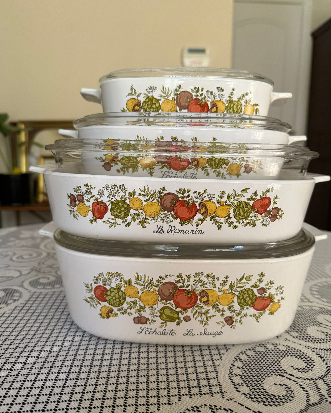 Vintage 1970s Spice of Life Corningware Set - Etsy