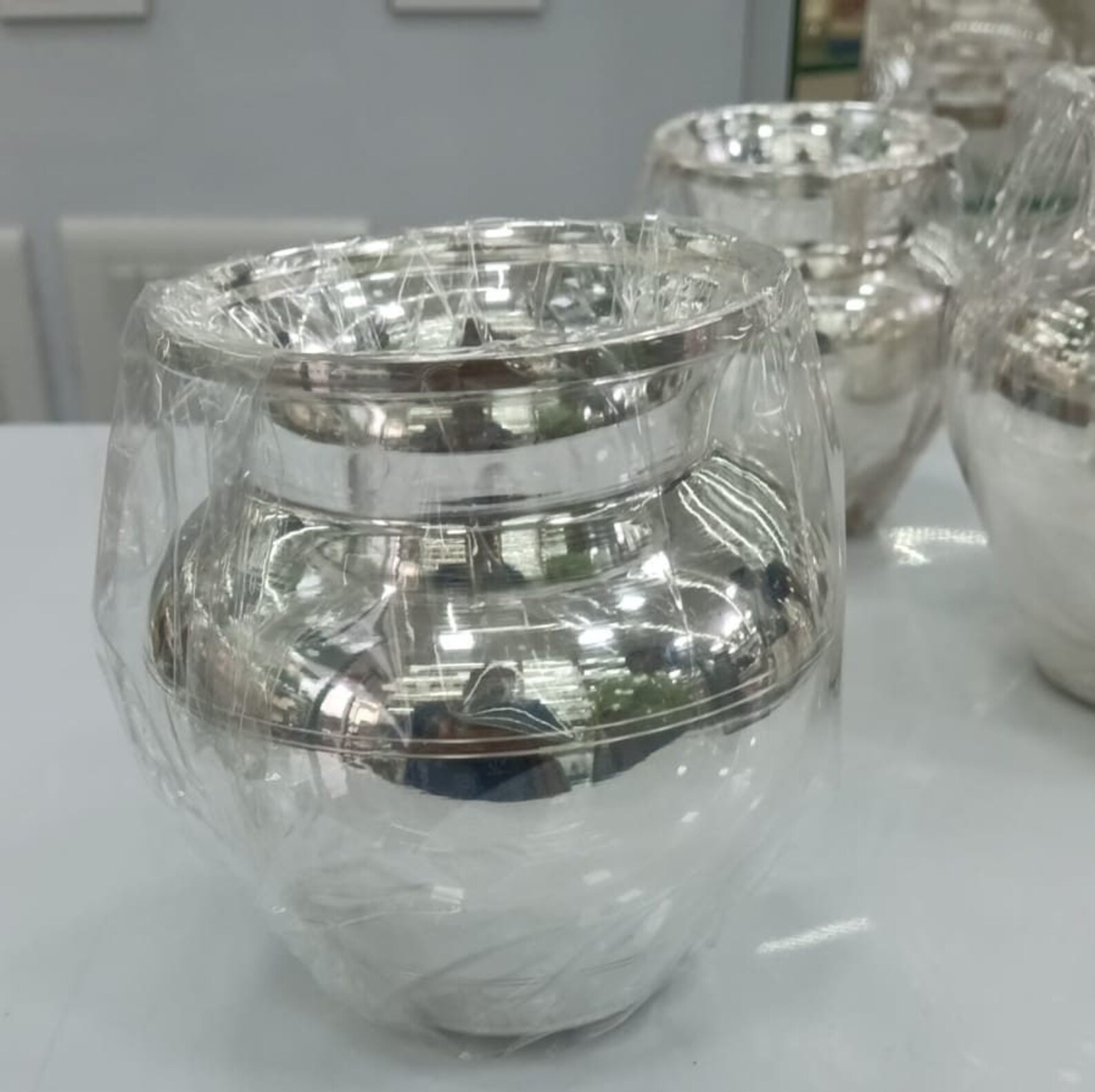 Pure Silver Kalash for Pooja Mandir Lota in Silver Made, Silver Kalasam ...