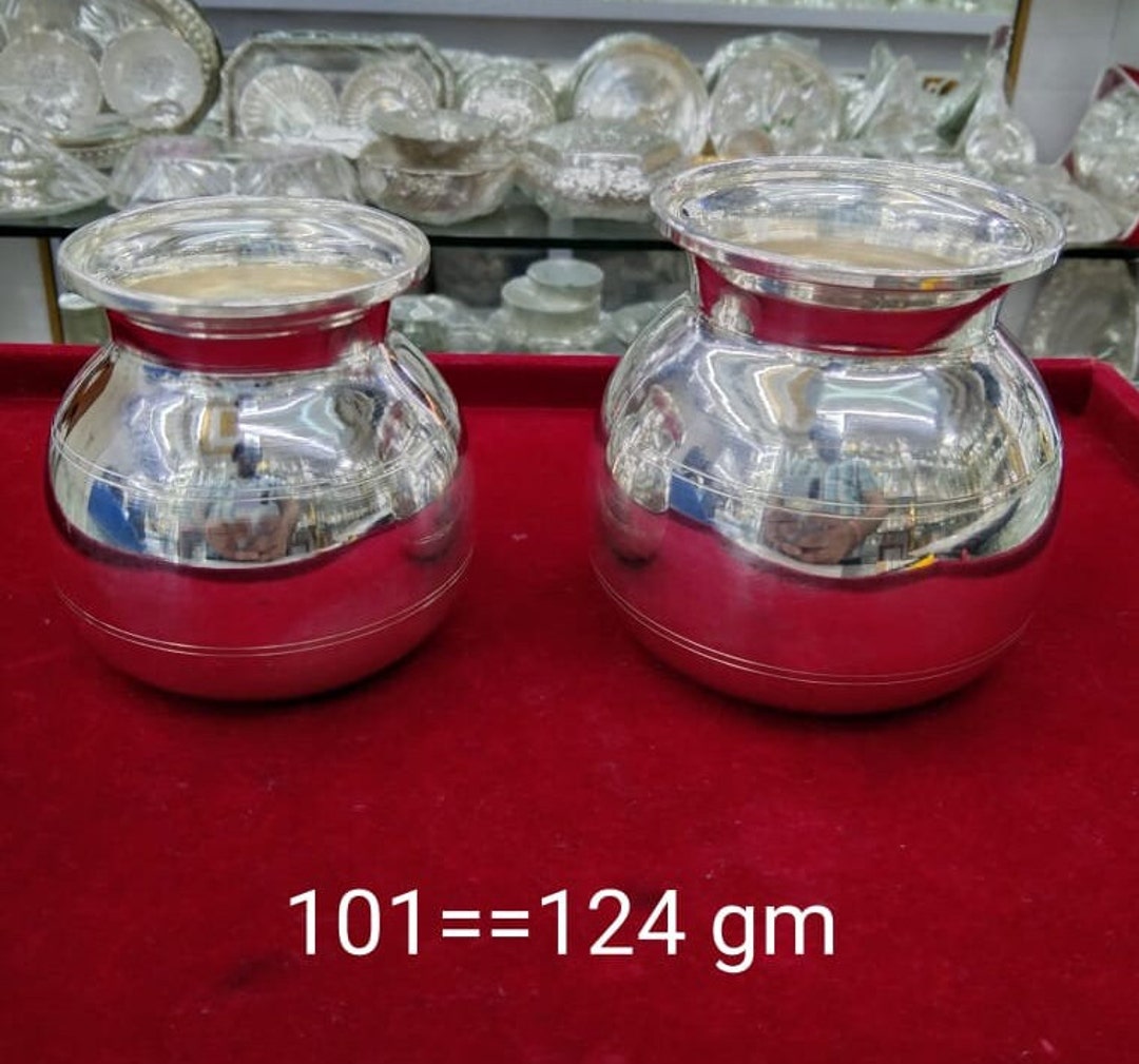 Pure Silver Lota - Kalash for Personal Usage or Gifting for New Home ...