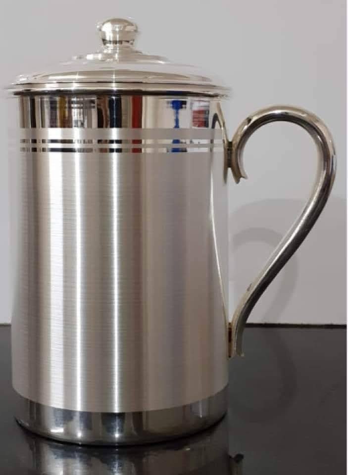 Handcrafted Pure Silver Drinking Jug - Elegant and Durable Design for ...