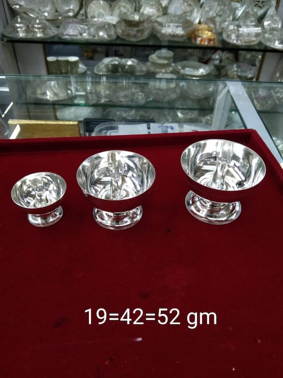 Pure Silver Akhand Deepak Chandi Ka Akhand Deepak for Home - Etsy