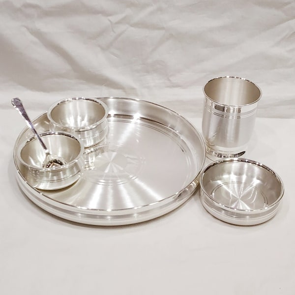 Pure Silver Dinner Plates - Etsy