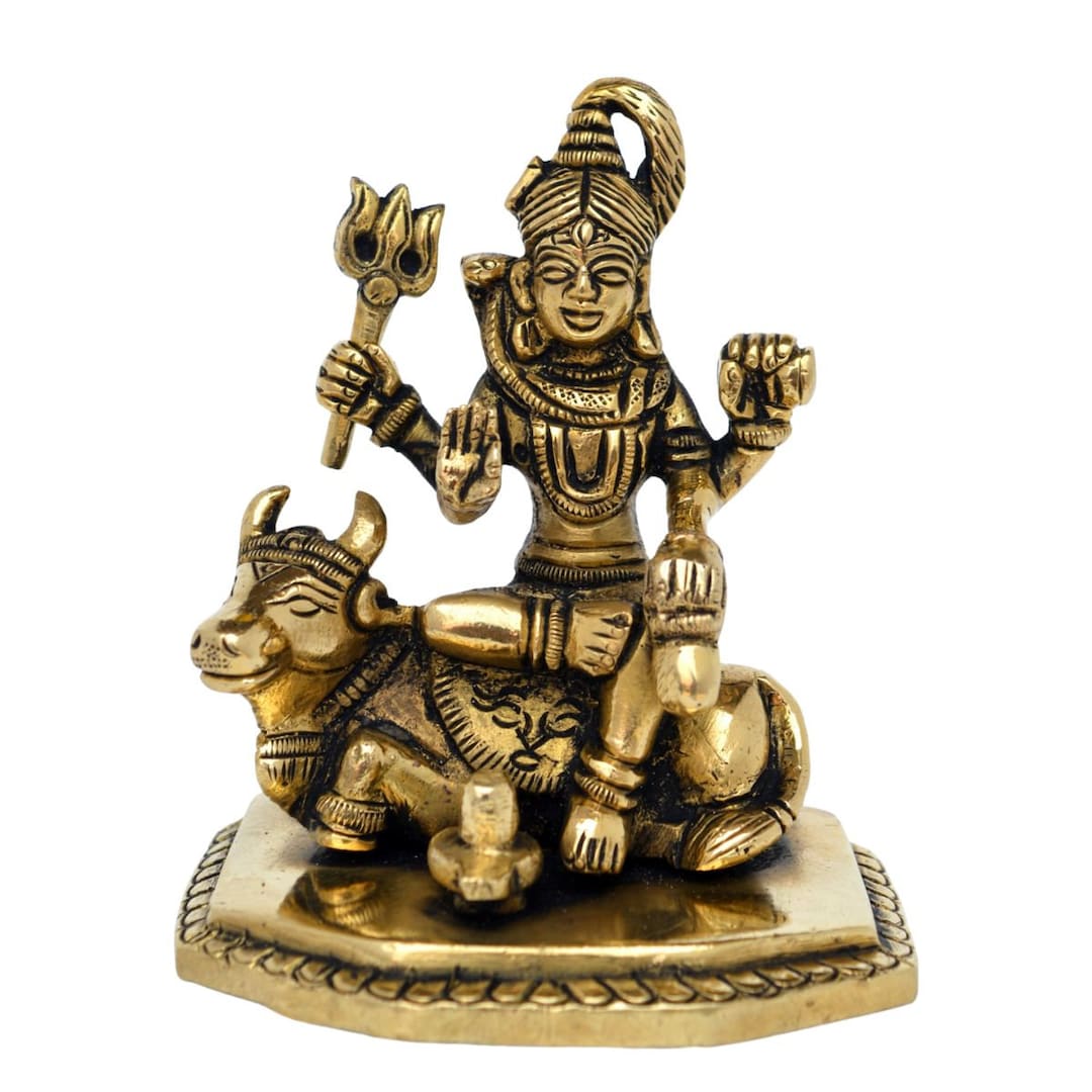 Brass Lord Shiva Idol in Meditation Pose Statue Sculpture - Etsy