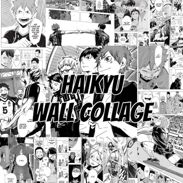 Haikyuu Manga Panels - Etsy