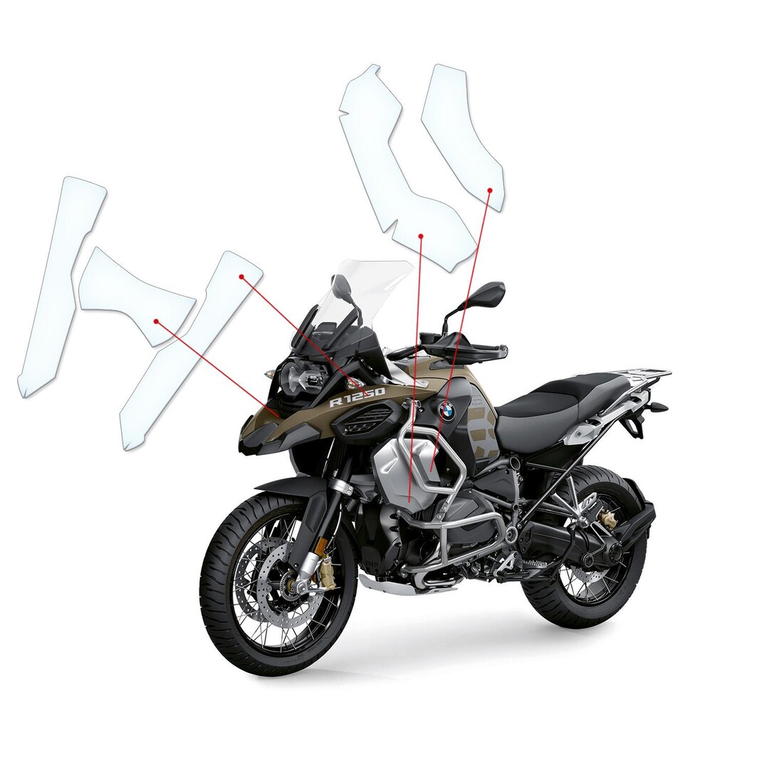 Paint Protection & Tank Protection Film for BMW R1250 GS Adventure ...