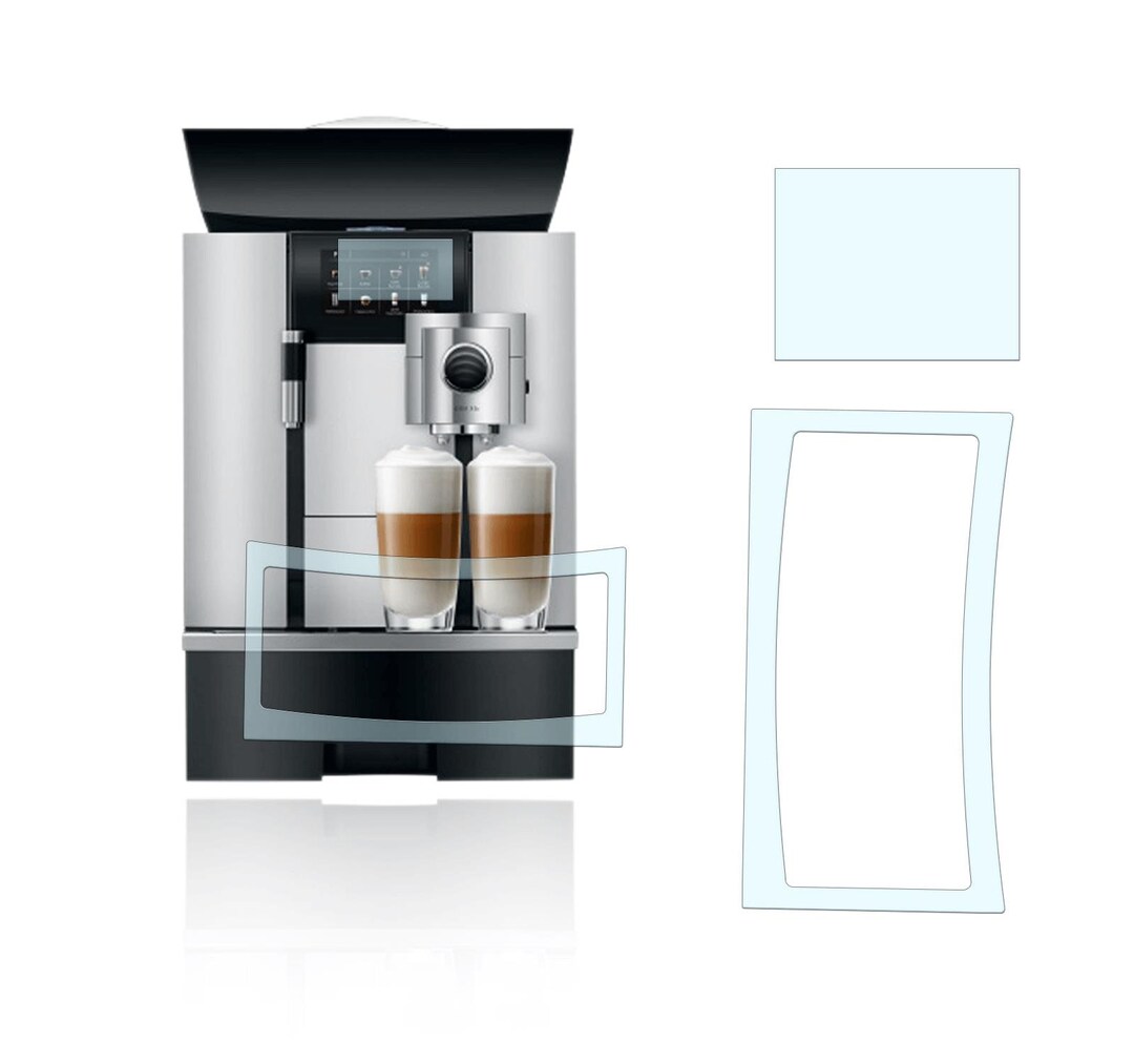 Schutzfolien Kaffeemaschine Passend Für Jura GIGA - X3 - X6 - X8 - X10 ...