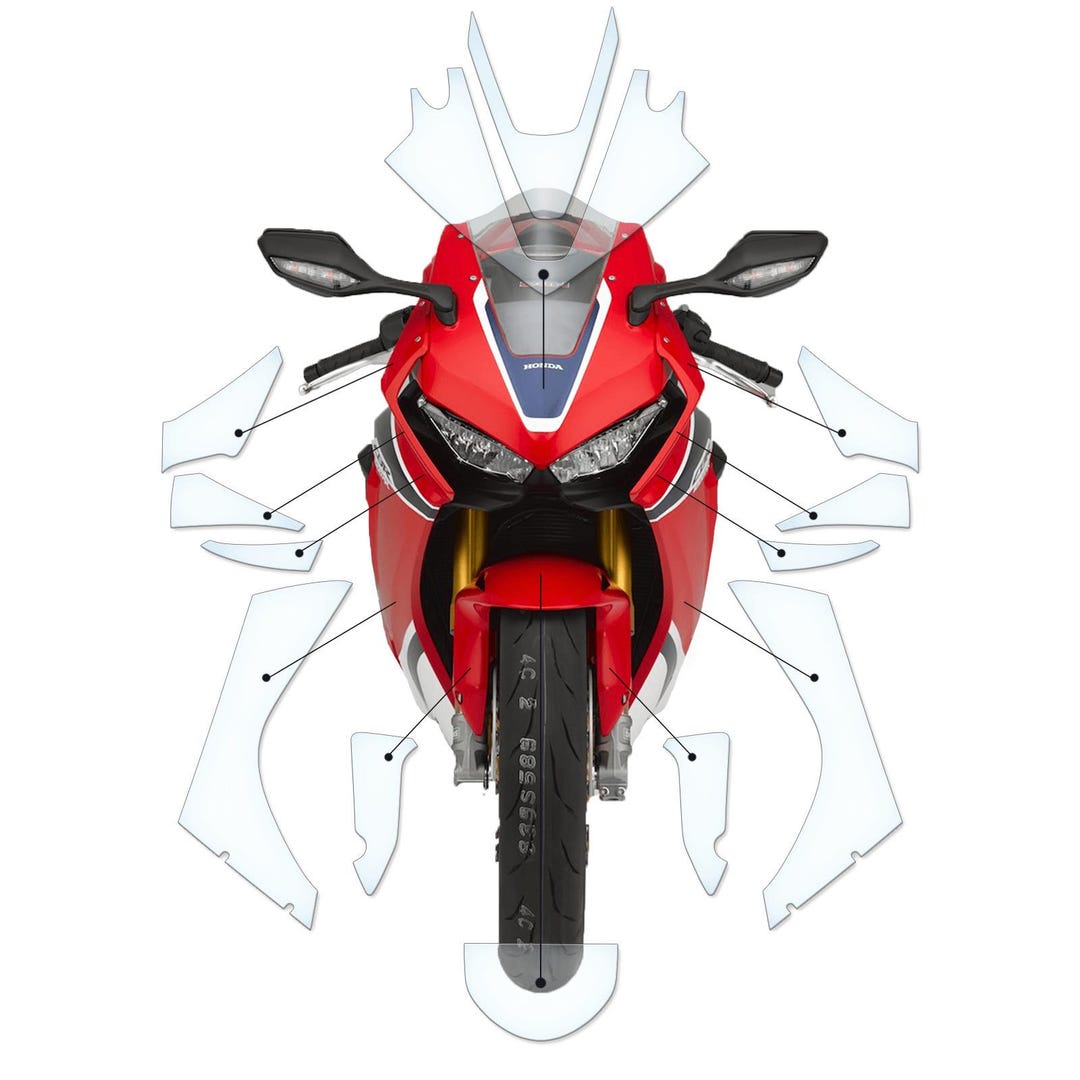 Paint Protection & Tank Protection Film for Honda CBR1000RR SC77 2017 ...