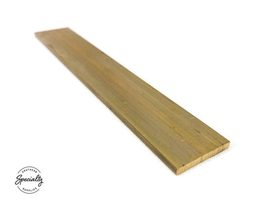 1/8 x 1 C360 BRASS FLAT BAR 6 long Solid | Etsy