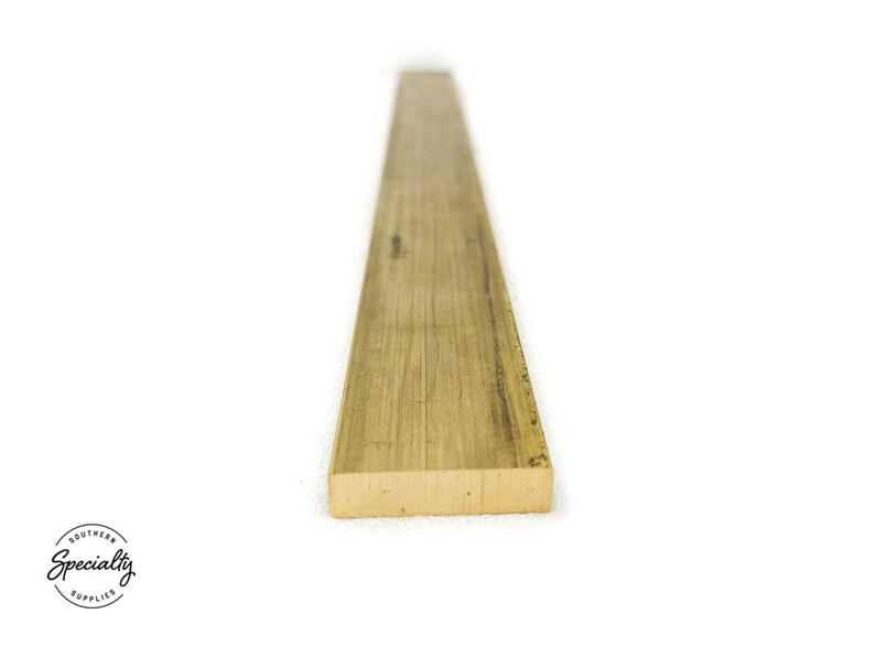 1/4 X 1 C360 BRASS FLAT BAR 12 Long Solid - Etsy