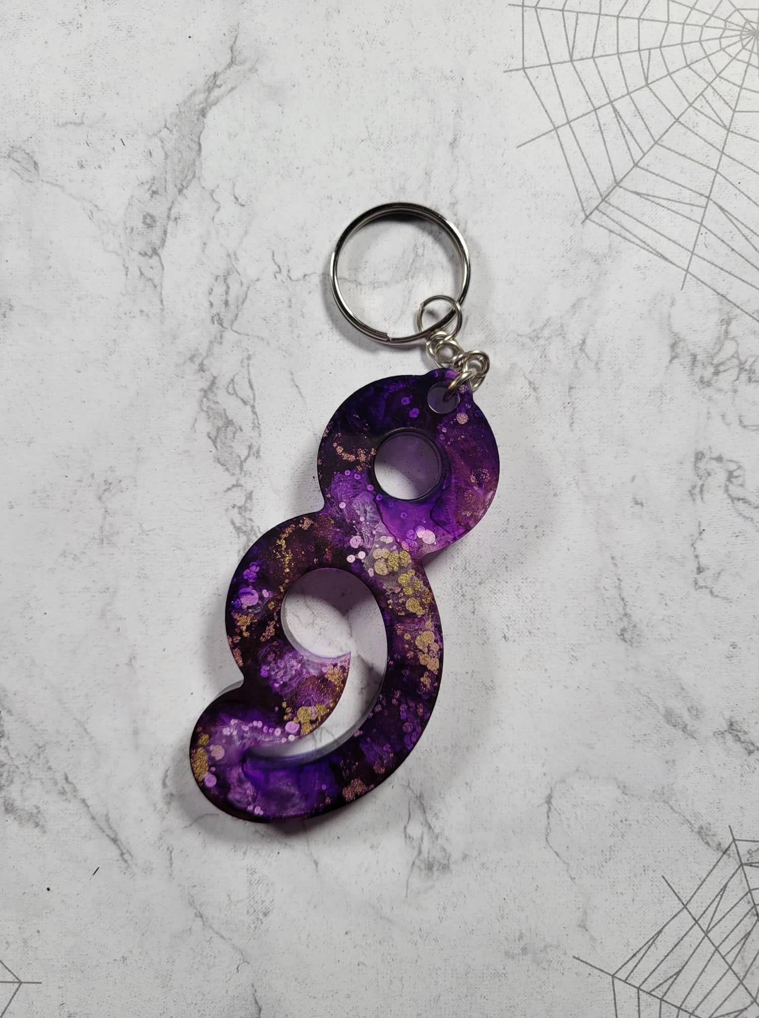 Semicolon Resin Keychain - Etsy