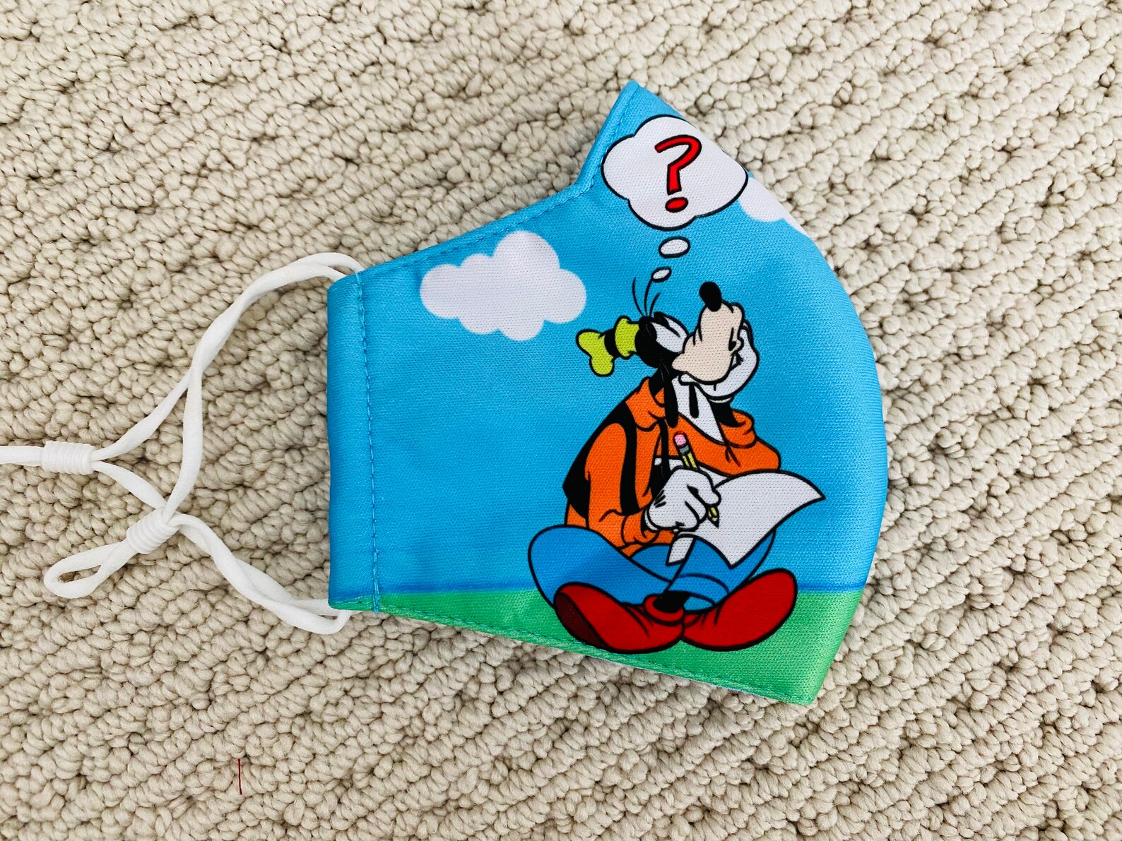 Kids Teens Adult Size Disney-Inspired Goofy Face Mask Large | Etsy