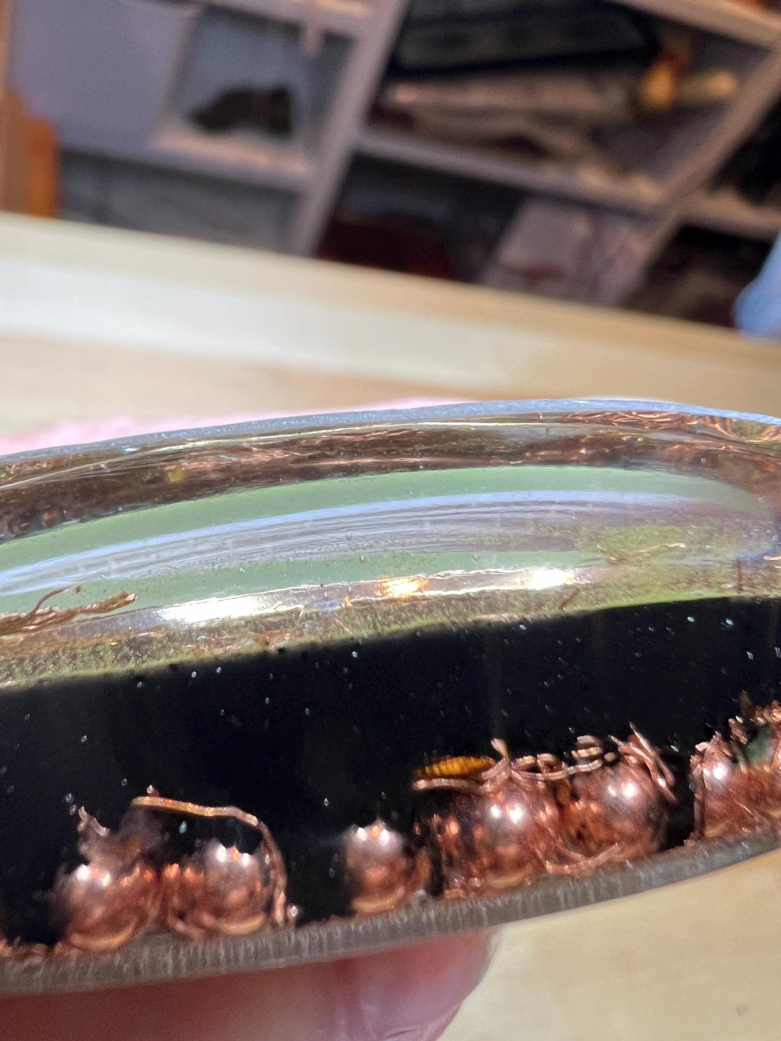 Pocket Orgonite MWO Gold Metal - Etsy