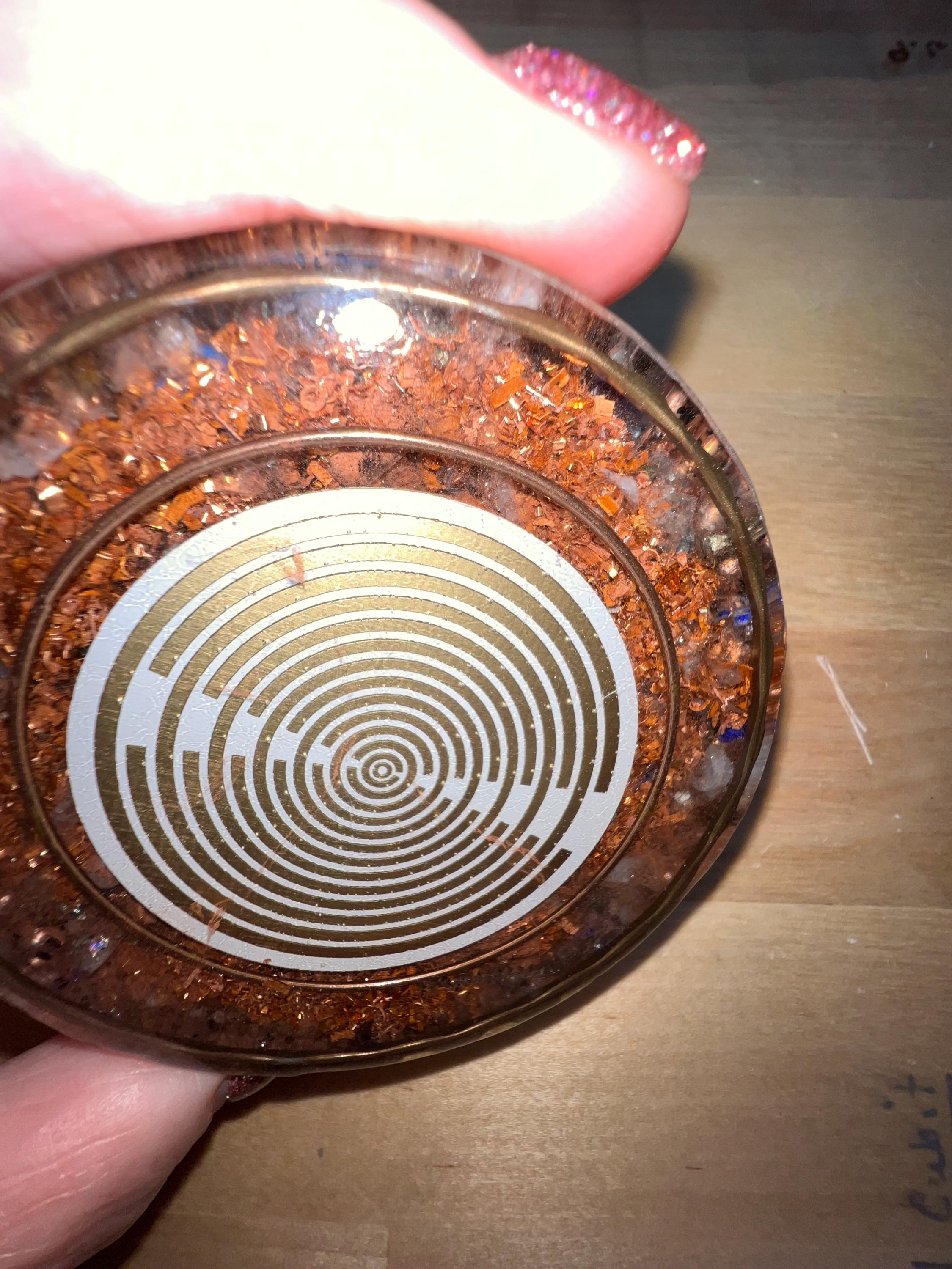 Pocket Orgonite MWO Gold Metal - Etsy