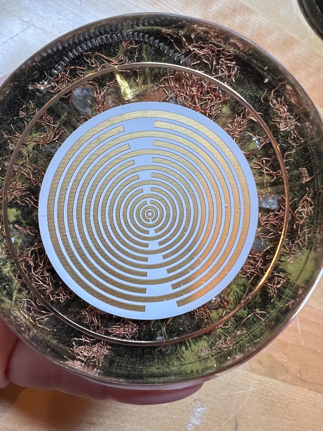 Pocket Orgonite MWO Gold Metal - Etsy