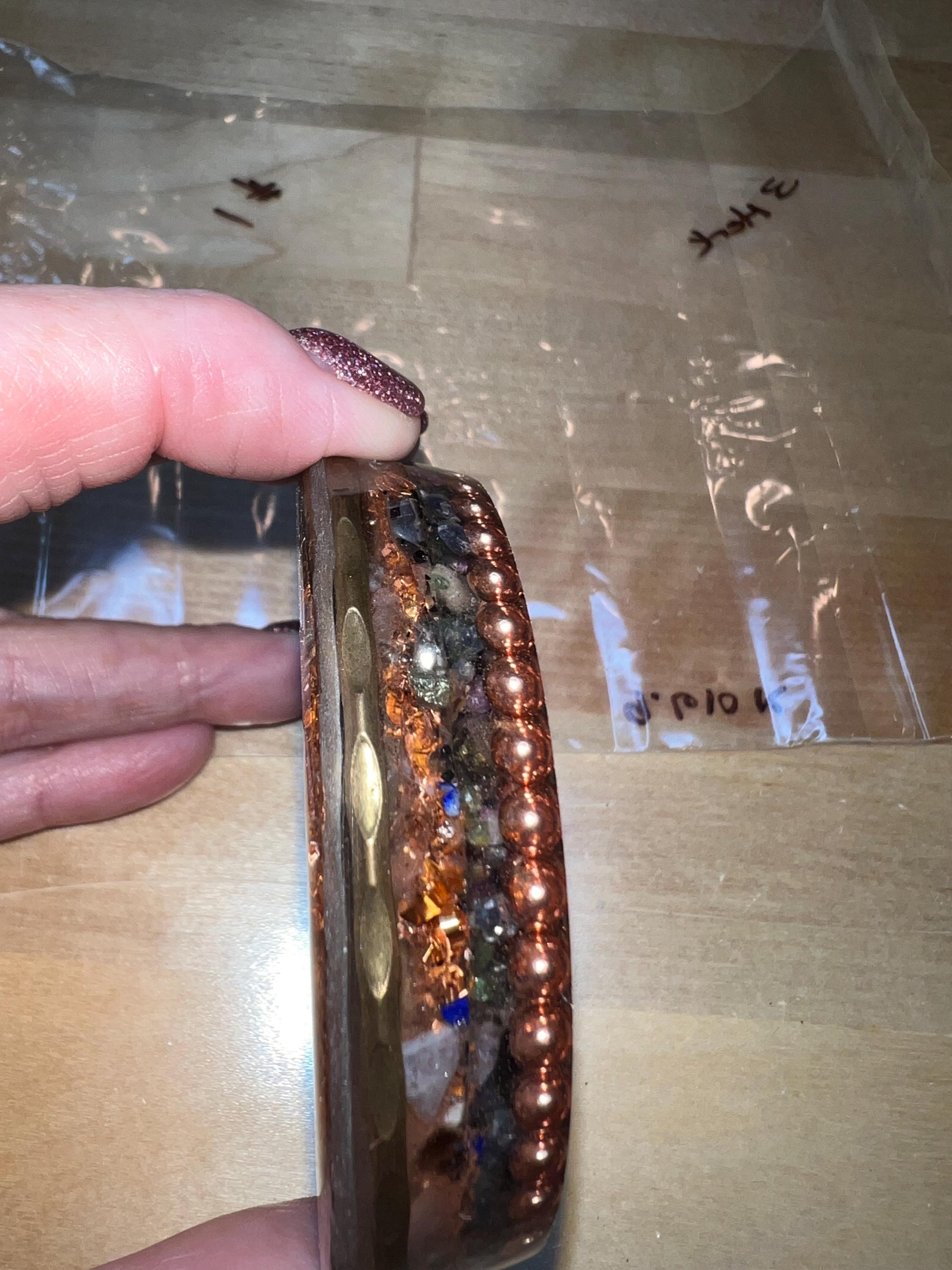 Pocket Orgonite MWO Gold Metal - Etsy