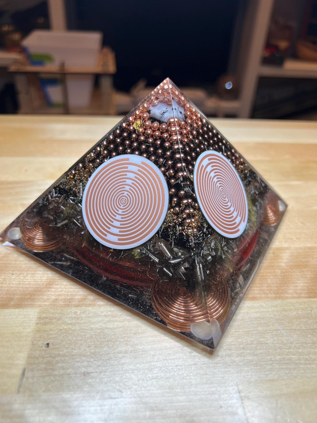 Orgonite Pyramid MWO Strong One! - Etsy