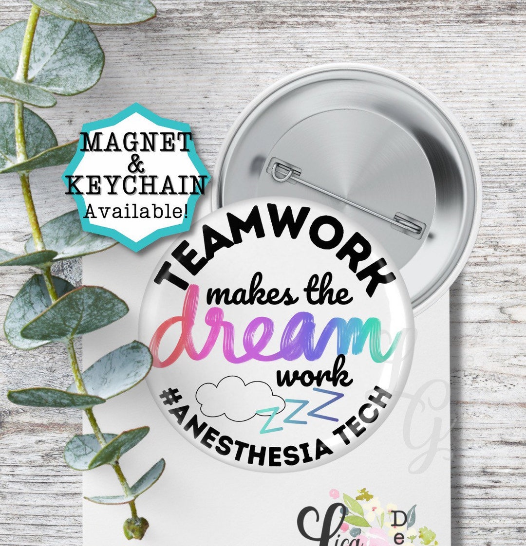 Anesthesia Tech Pin Anesthesia Tech Magnet Teamwork Anesthesia Tech ...