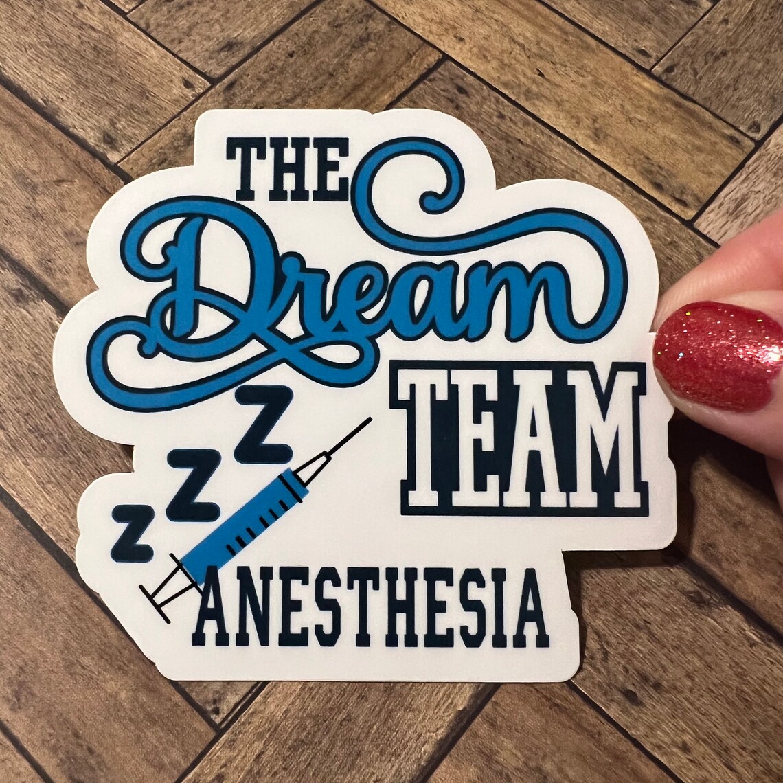 The Dream Team Sticker/anesthesia Sticker/crna Sticker/vinyl | Etsy