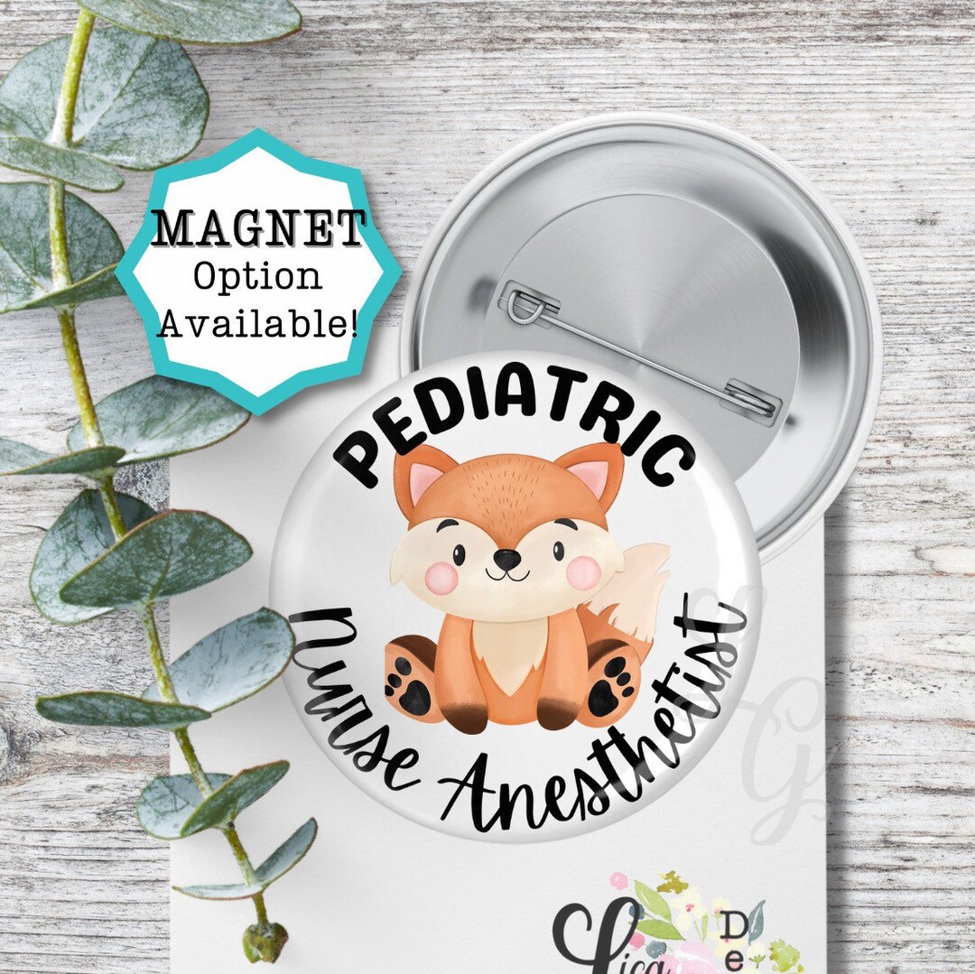 Pediatric Nurse Anesthetist Pin Anesthesia Magnet Sweet Anesthesia ...