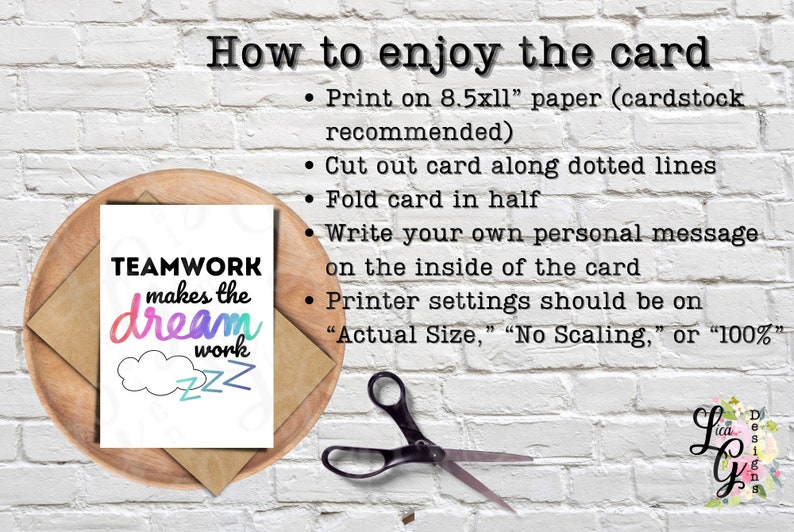 Anesthesia Printable Card Instant Digital Download Teamwork - Etsy