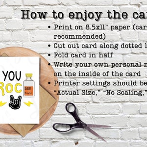 Anesthesia Printable Card Instant Digital Download You Roc Anesthesia ...