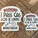 Warning I Pass Gas Sticker/anesthesia Sticker/crna - Etsy