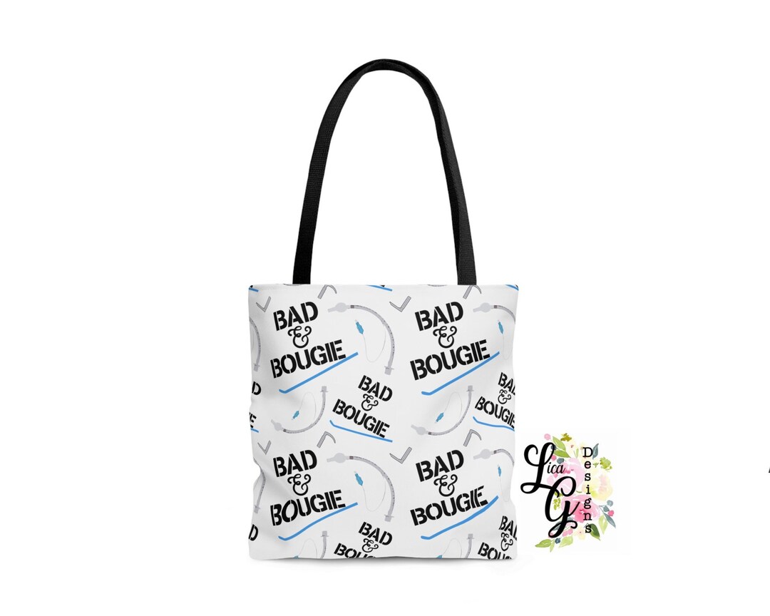 Anesthesia Tote Bag Bad and Bougie Bag CRNA Tote Bag Anesthesia Tote ...