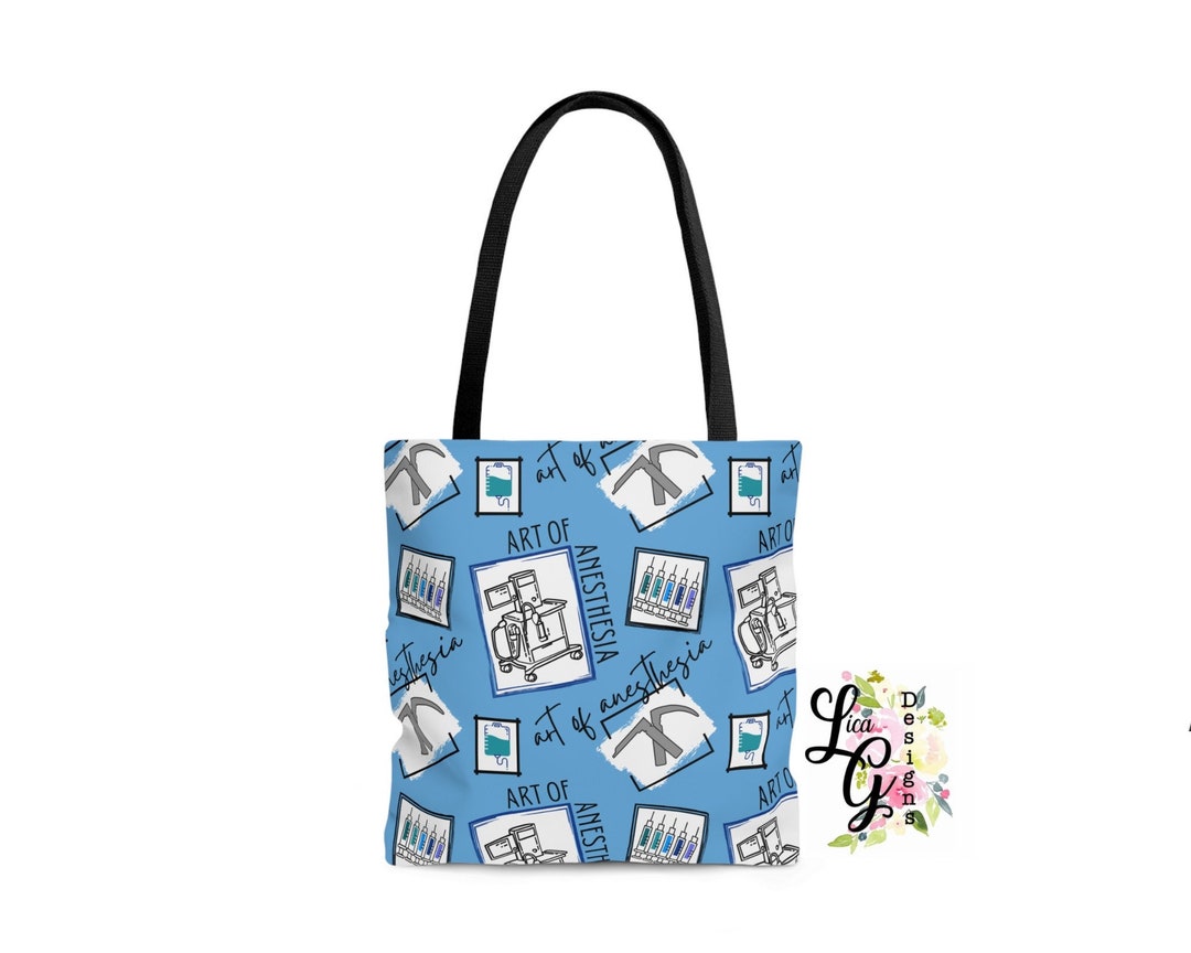 Anesthesia Tote Art of Anesthesia Tote Bag CRNA Tote Bag Anesthesia ...