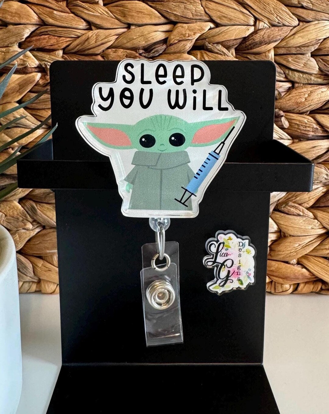 Sleep You Will Badge Reel CRNA Badge Reel Stethoscope Tag Lanyard ...