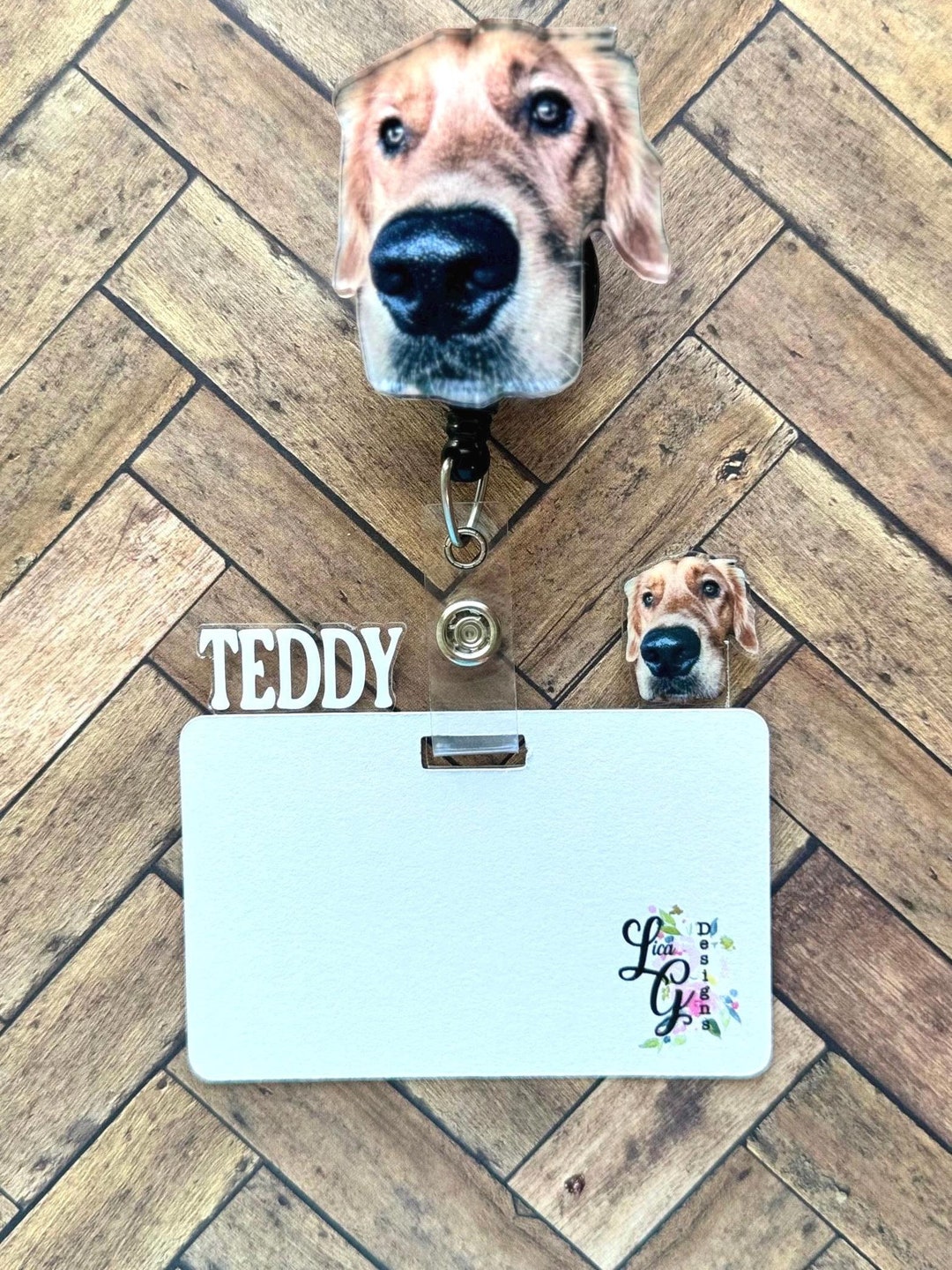 Custom Pet Badge Buddy Topper Dog Badge Buddy Cat Badge Topper Custom ...