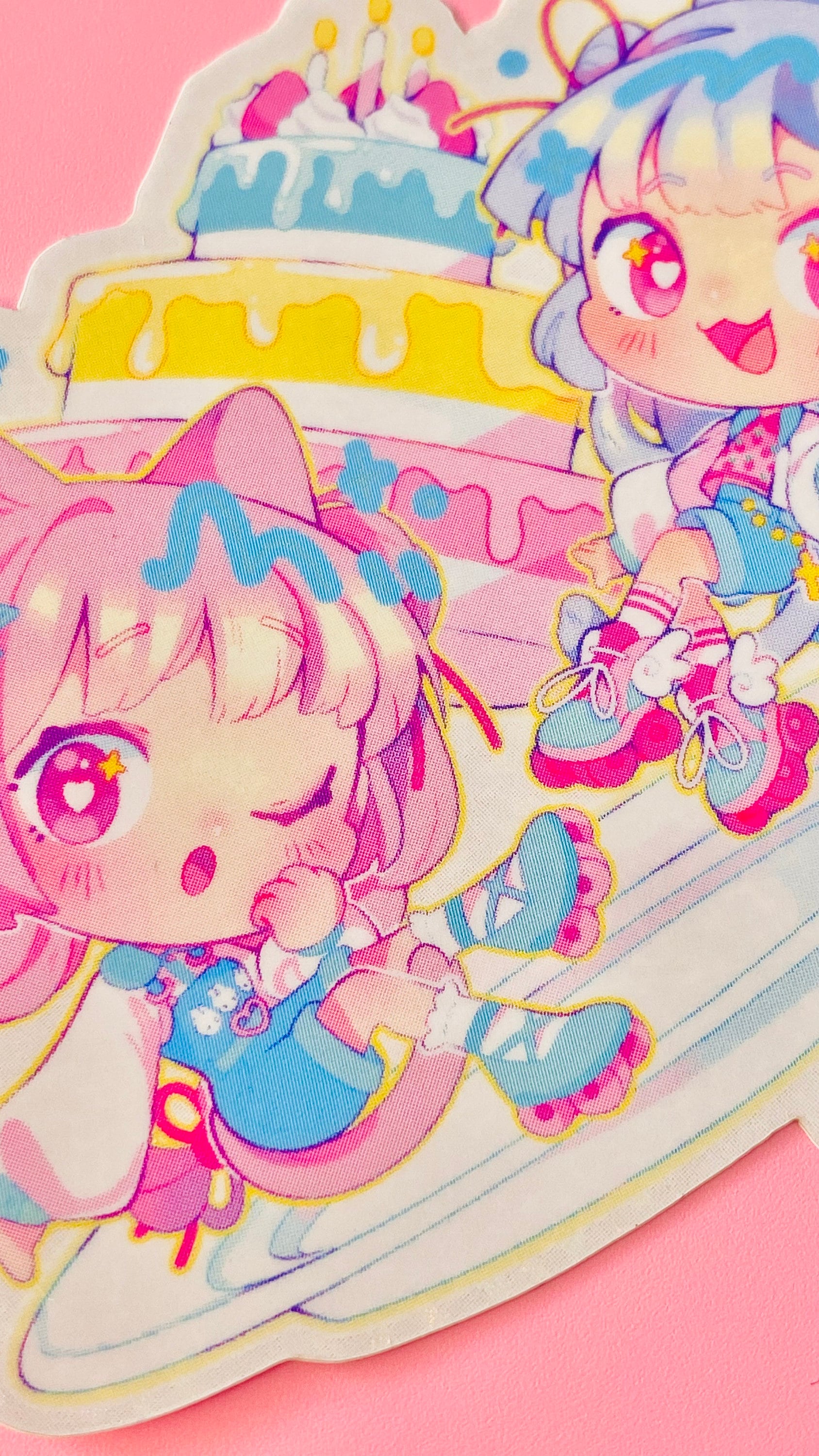 Kawaii Chibi Birthday Cake Die-cut Vinyl Stickers - Etsy