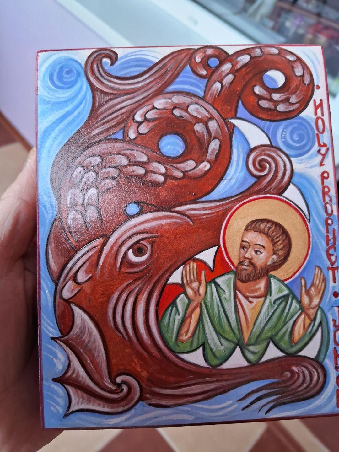 Hand-painted Icon of Saint Ionah - Jonah the Son of Amittai or Jonas - Etsy