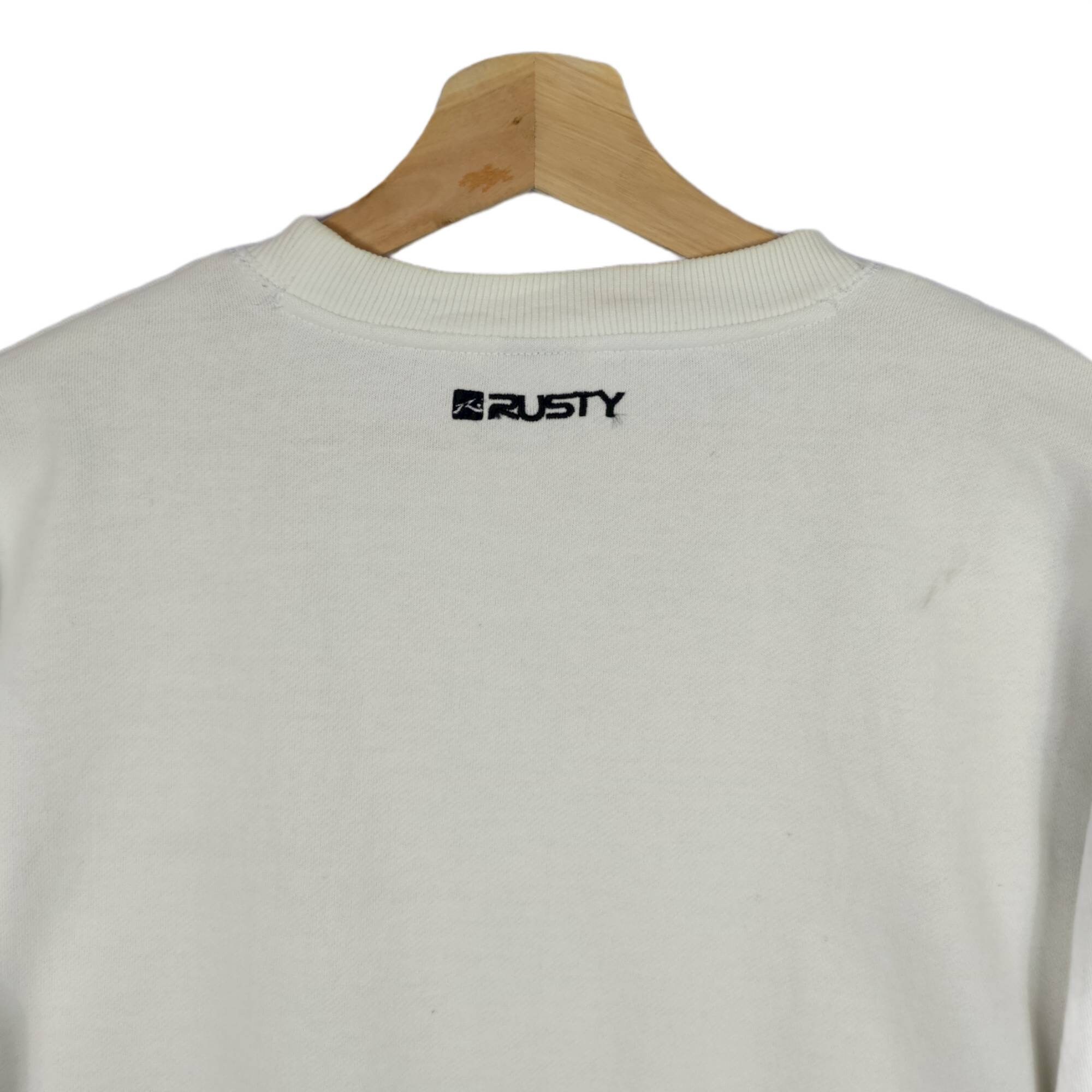 Vintage Rusty Surfwear Embroidered Small Logo Sweatshirt | Etsy