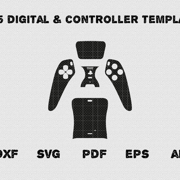 Ps5 Skin Template - Etsy