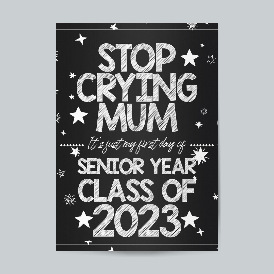First Day of High School Sign First Day of 11th Grade Sign Class of ...