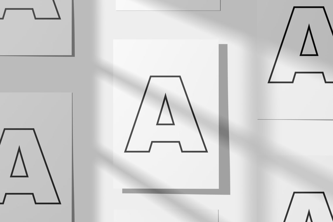 Printable Uppercase Letters. Printable Alphabet. 26 Pages. Letter ...