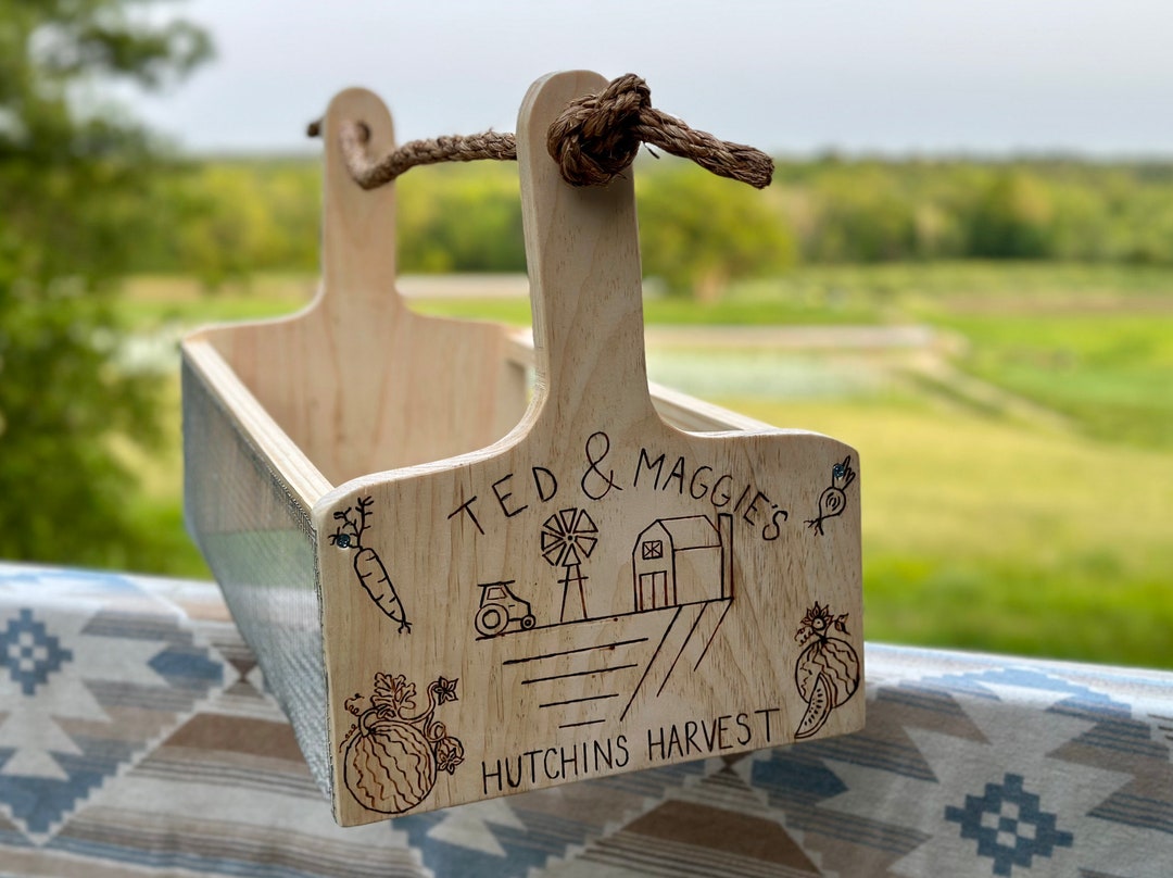 Garden Harvest Basket - Etsy