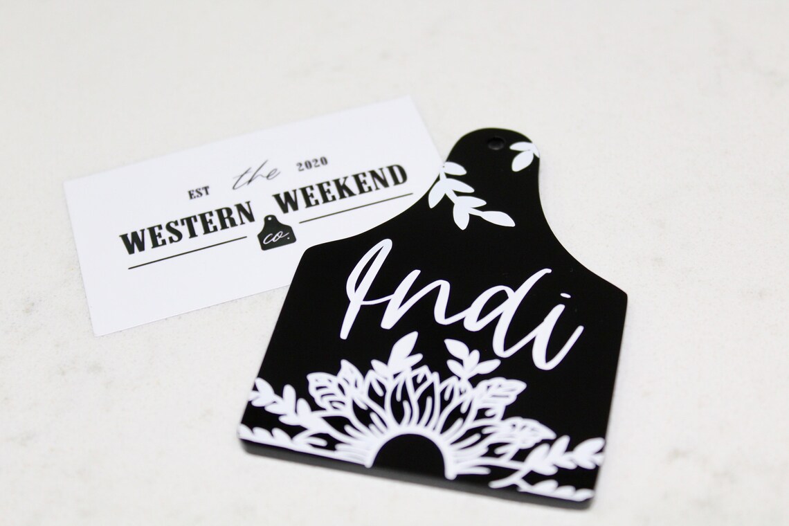 Custom Design Cattle Tag | Etsy