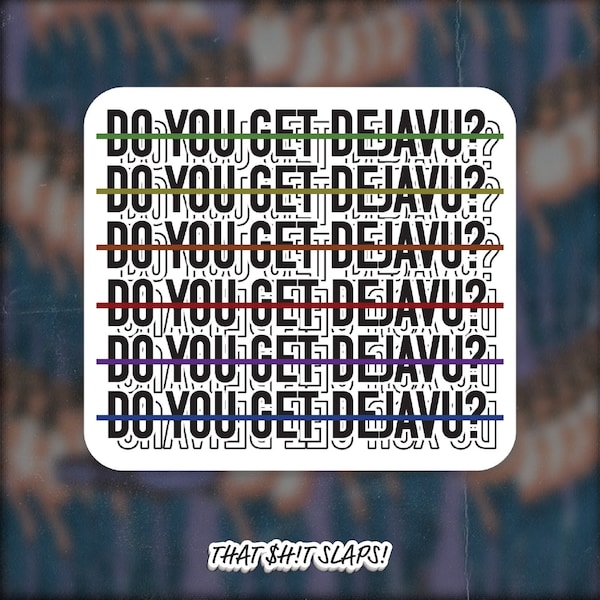 Deja Vu Stickers - Etsy
