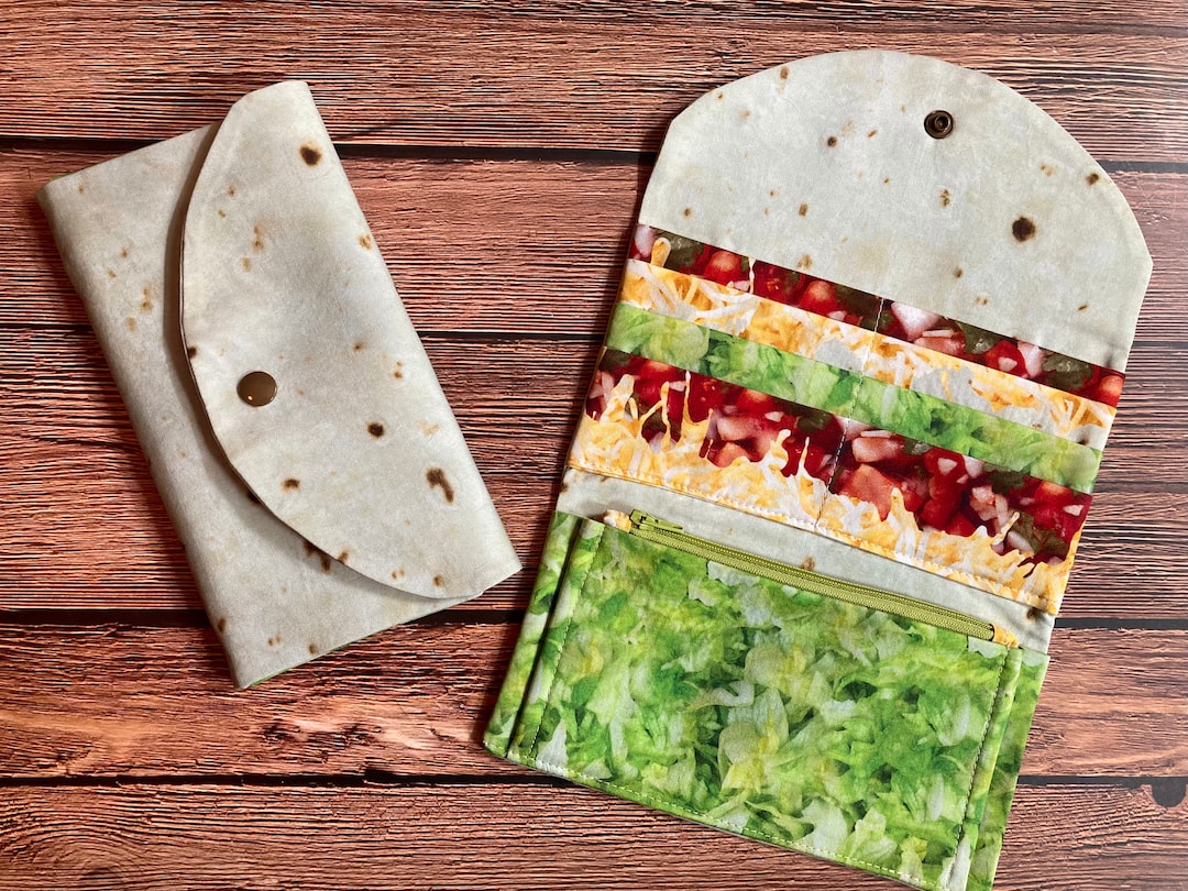 Burrito Wallet - Etsy
