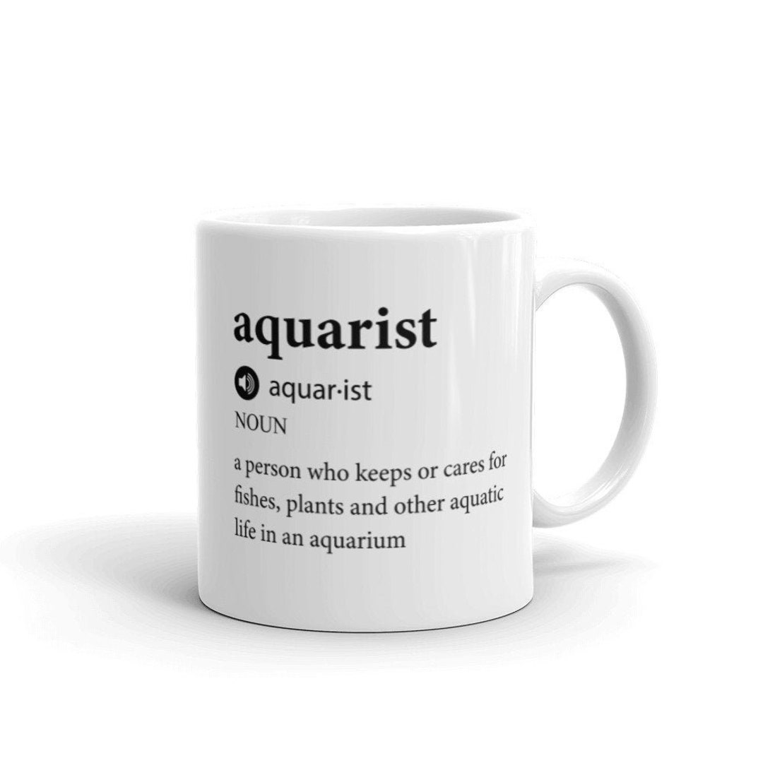 Aquarist Definition Mug, Aquascaping Mug, Fish Keeper Mug, Aquascaping ...